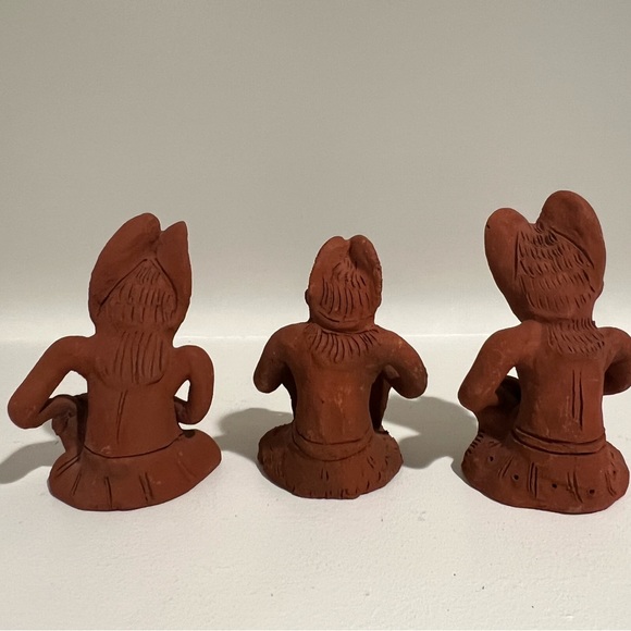 Unique Vintage | Art | Vintage Aztec Mayan Terra Cotta Figurines ...